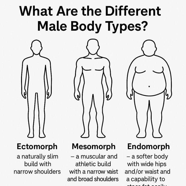 Male Body Types Explained: Chart, Fit Tips & Style Guide 2025